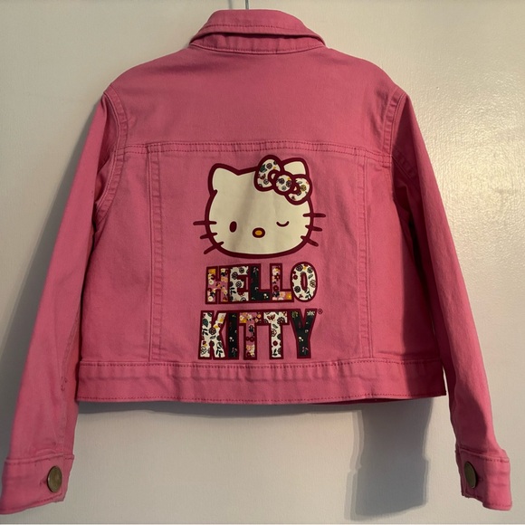Hello Kitty | Jackets & Coats | Hello Kitty Pink Jean Jacket | Poshmark
